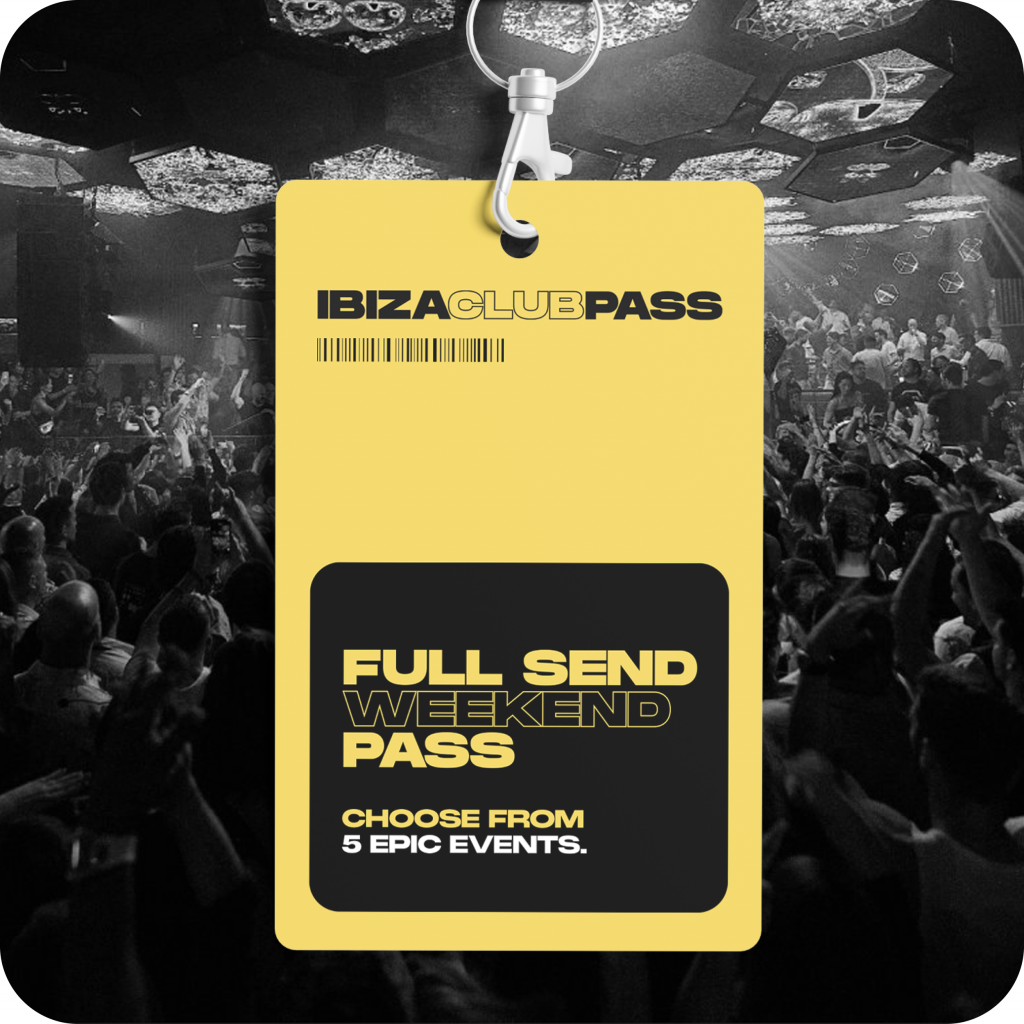 Ibiza Weekend Club Pass | 4 Club Nights + 1 Boat Party for €99